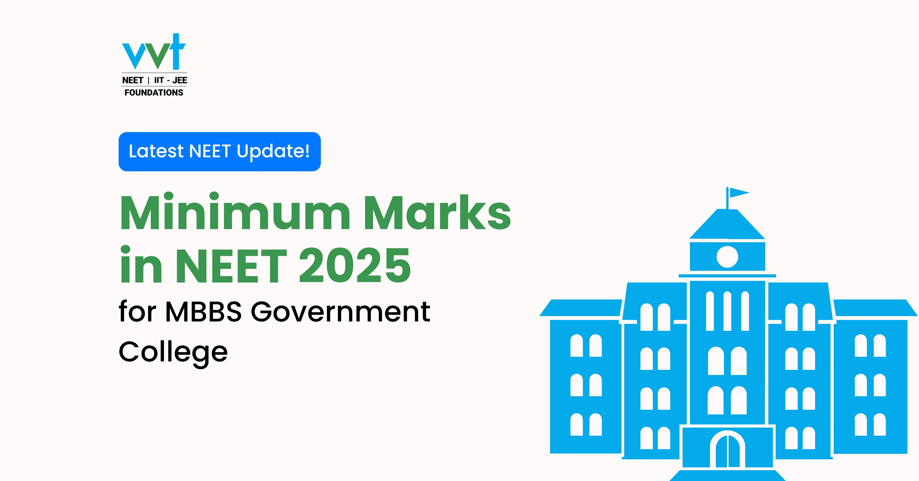 Minimum NEET 2025 Marks for MBBS Government Colleges
