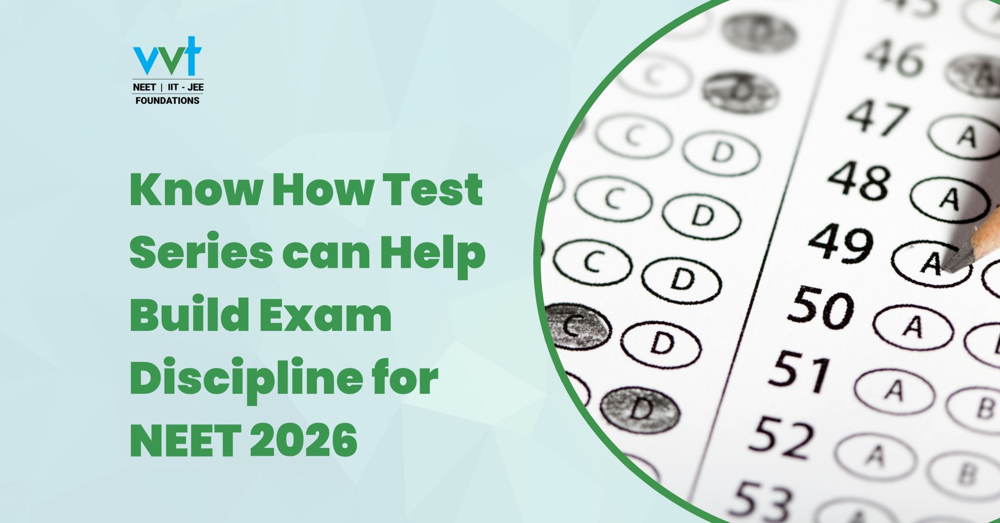 11-Month NEET 2026 Study Plan | VVT Coaching Guide