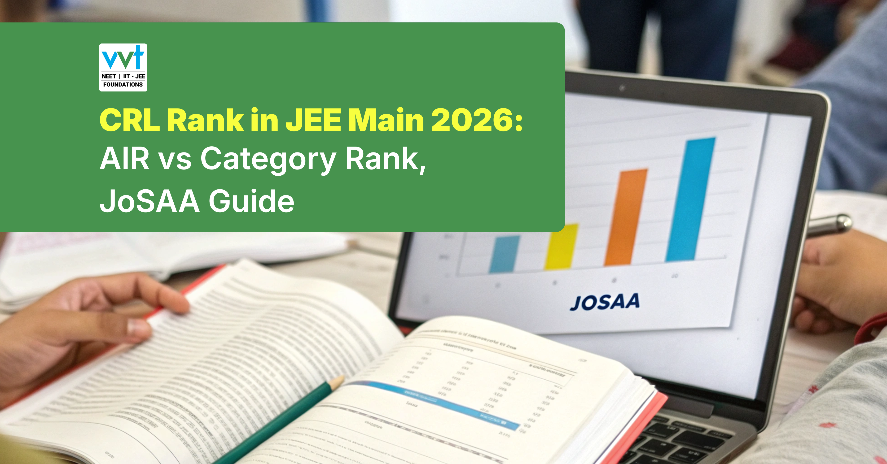 CRL Rank in JEE Main 2026: AIR vs Category Rank, JoSAA Guide