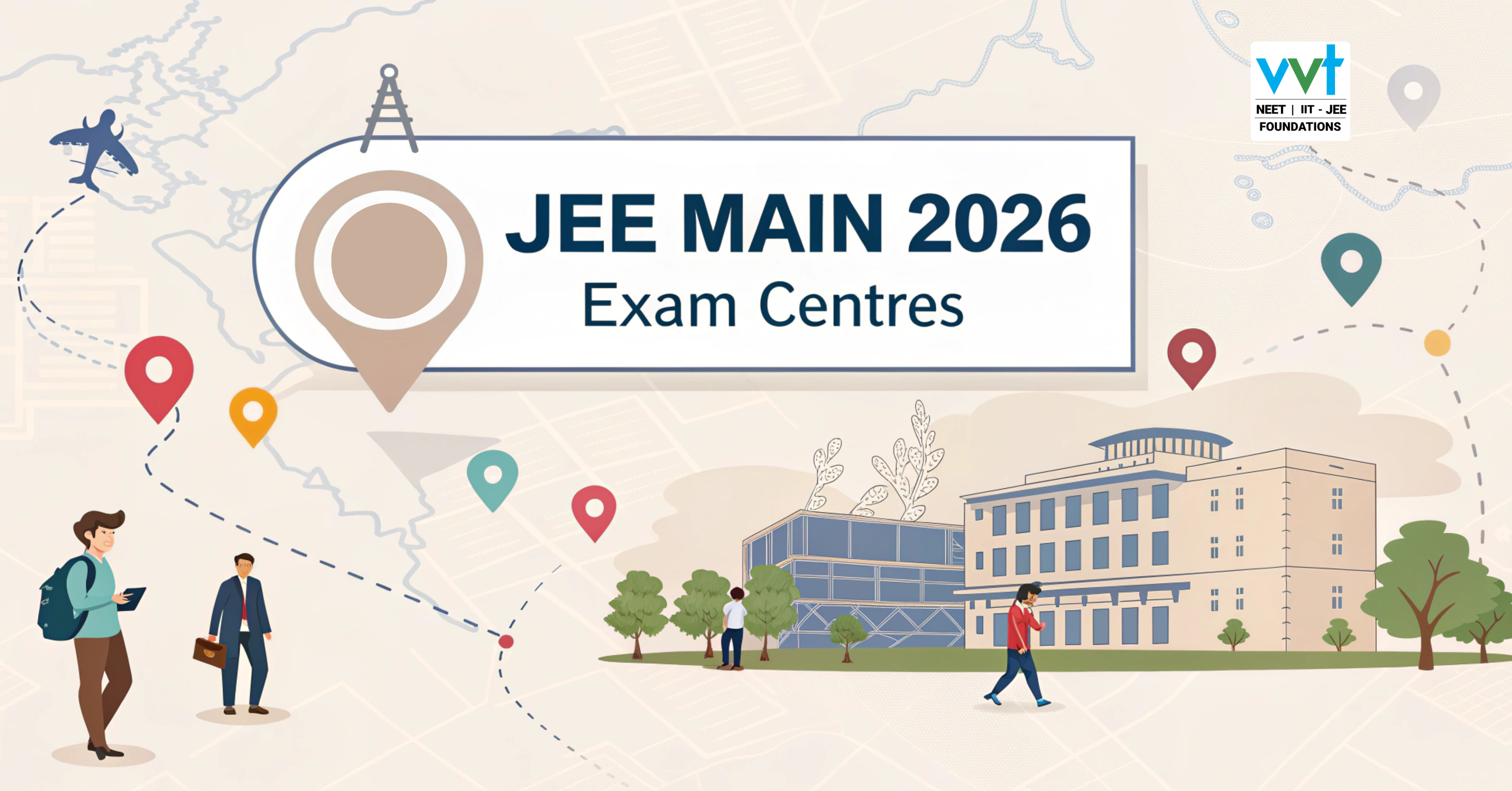 JEE Main 2026 Exam Centres: Full Updated City List & New Locations
