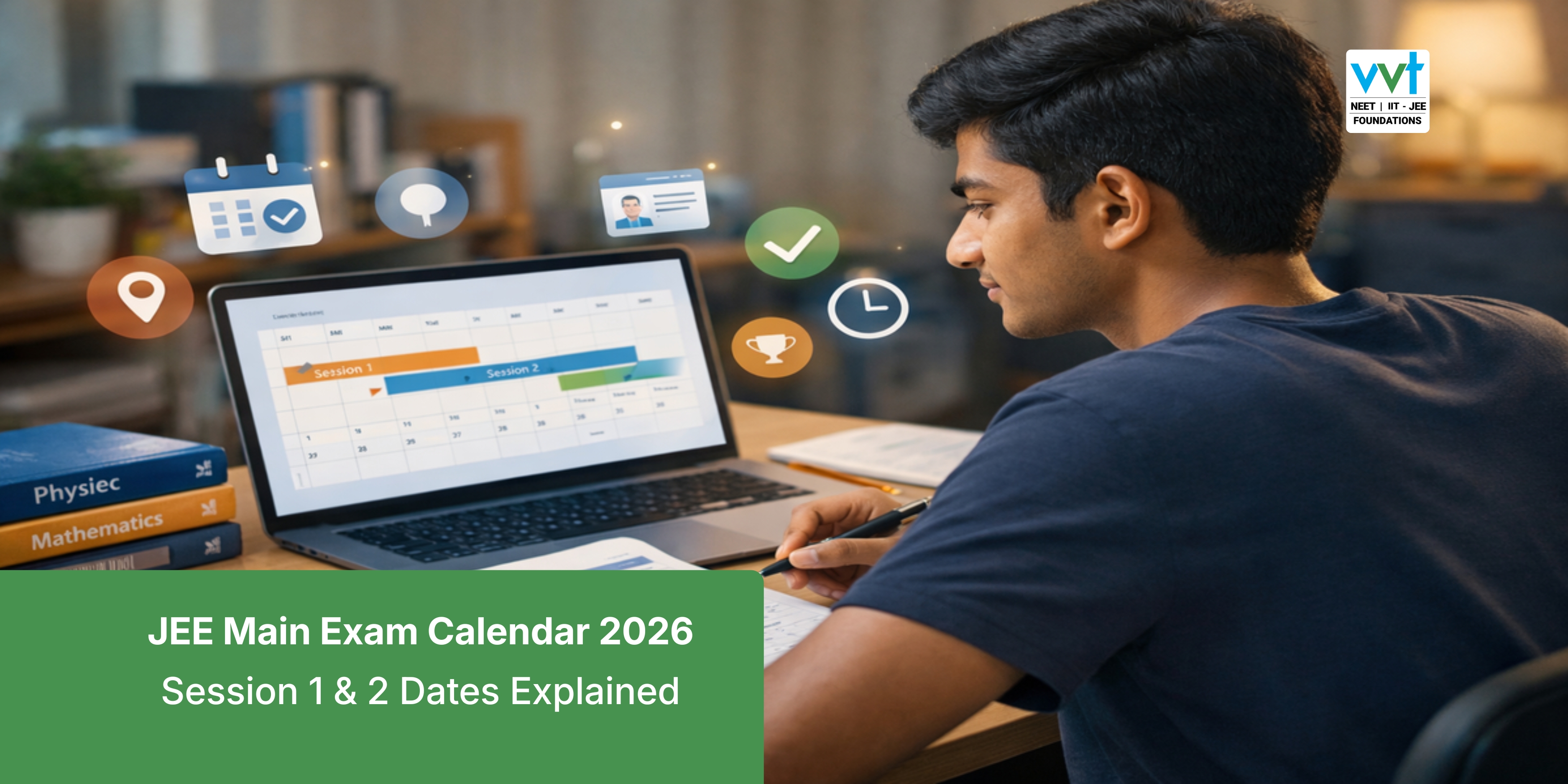 JEE Main Exam Calendar 2026: Session 1 & 2 Dates Explained