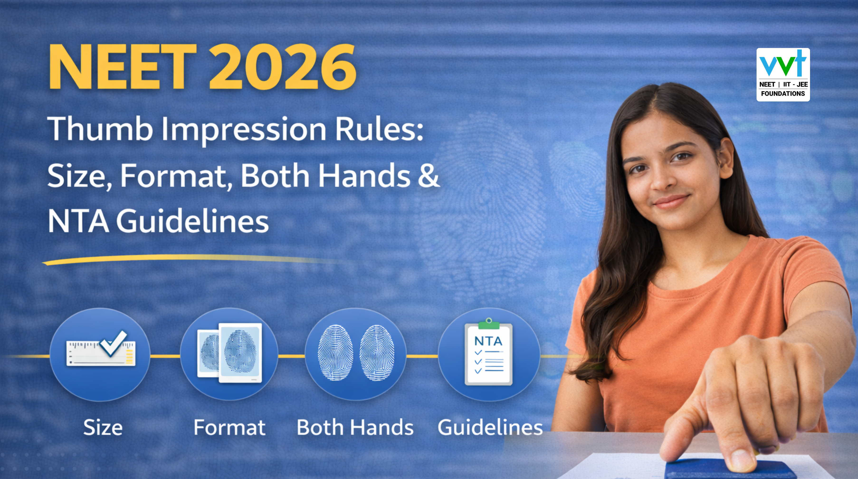 NEET 2026 Thumb Impression Rules: Size, Format & NTA Guide