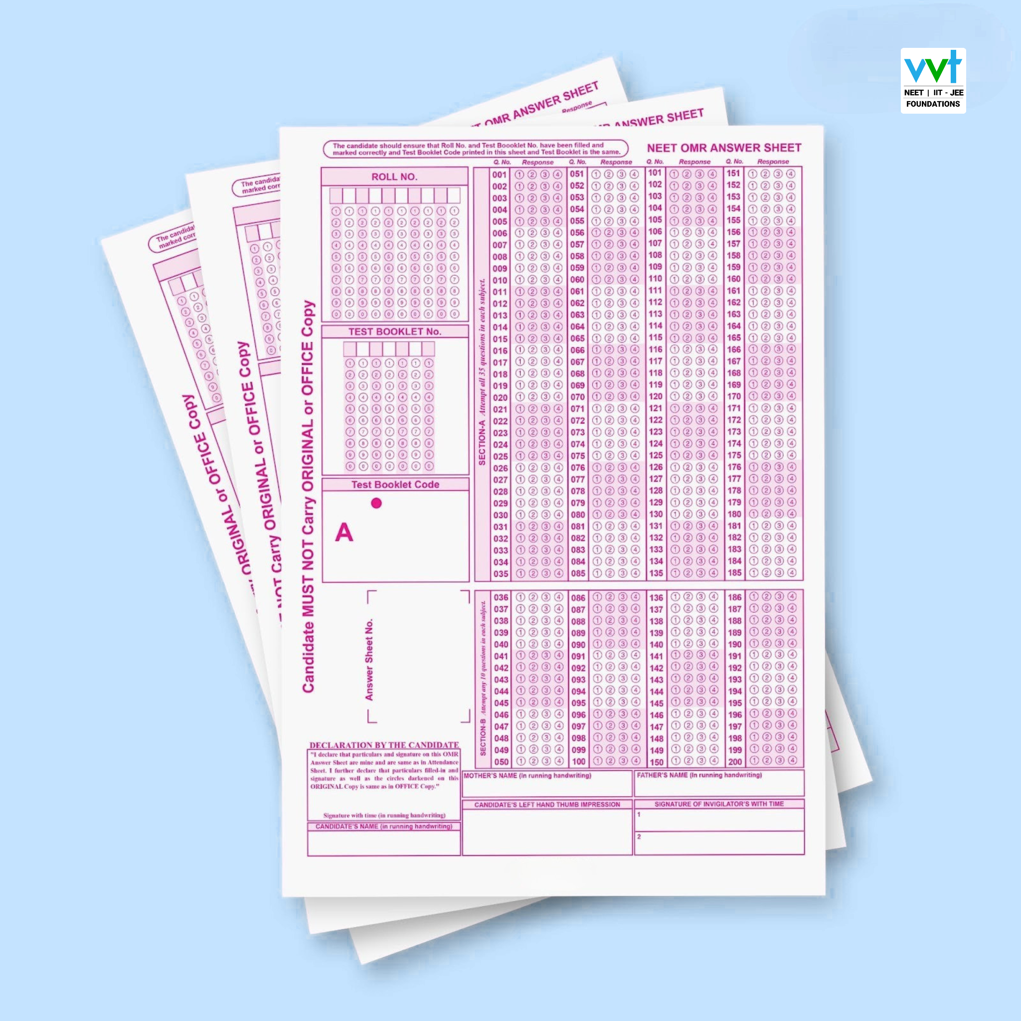 How to Fill the NEET 2026 OMR Sheet Correctly