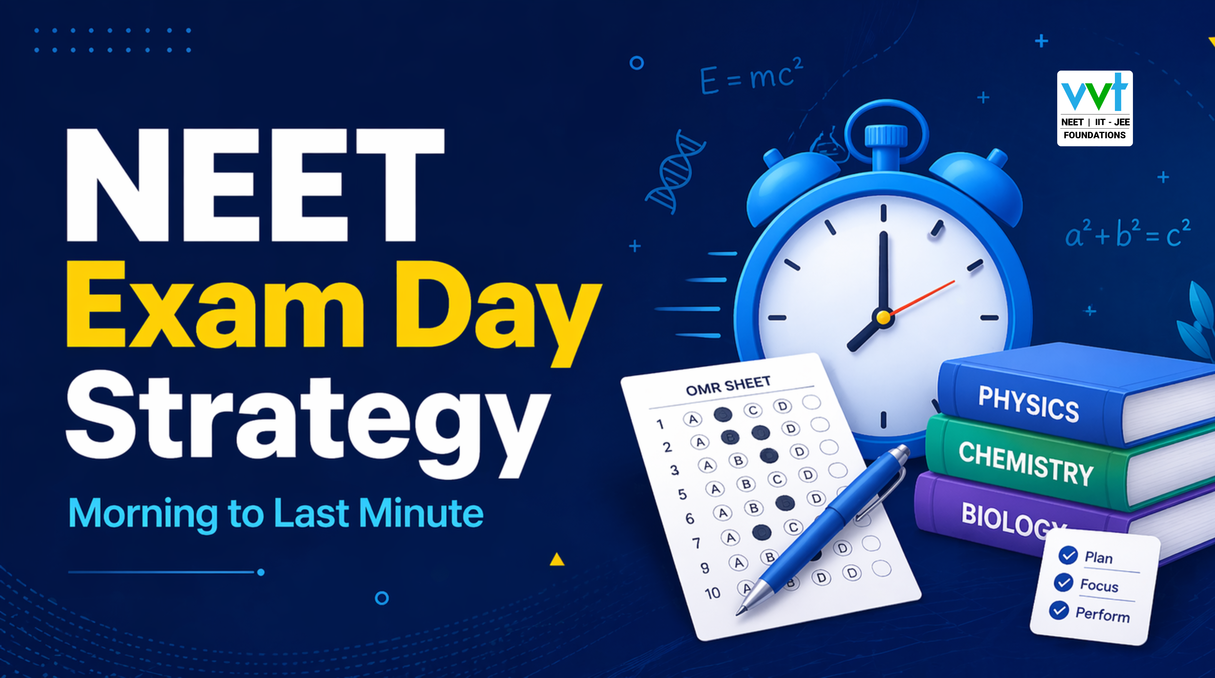 NEET Exam Day Strategy 2026: Morning to Last Minute Guide